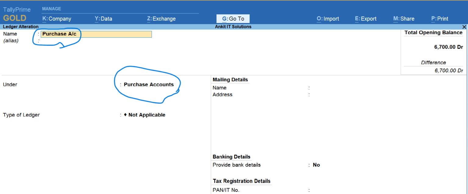 How to Make Purchase Order Entry in TallyPrime: Purchase Cycle ...